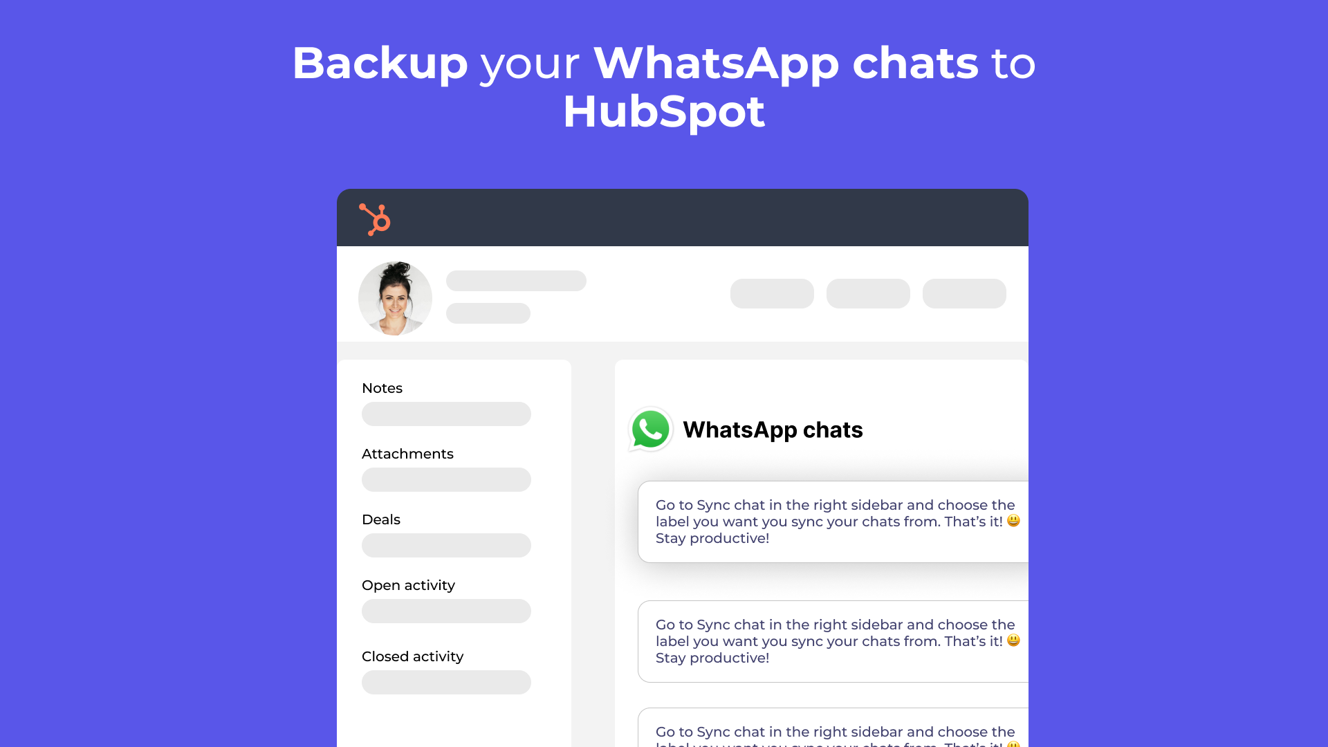 Whatsapp Integration by Eazybe HubSpot Integration | Connect Them Today